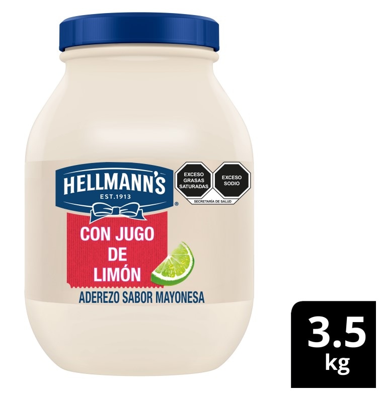 Hellmann’s® con Jugo de Limón 3.5 kg