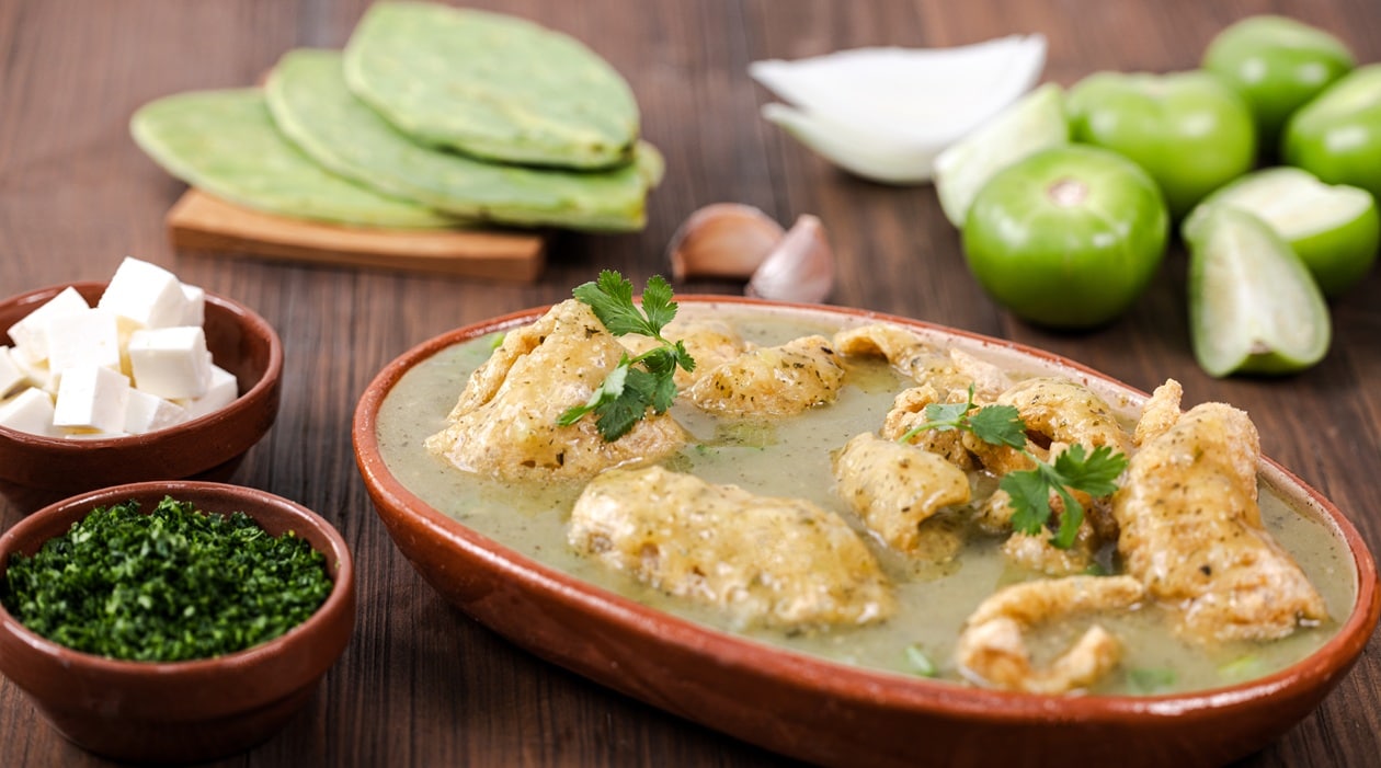 Receta Chicharrón en Salsa Verde - Receta